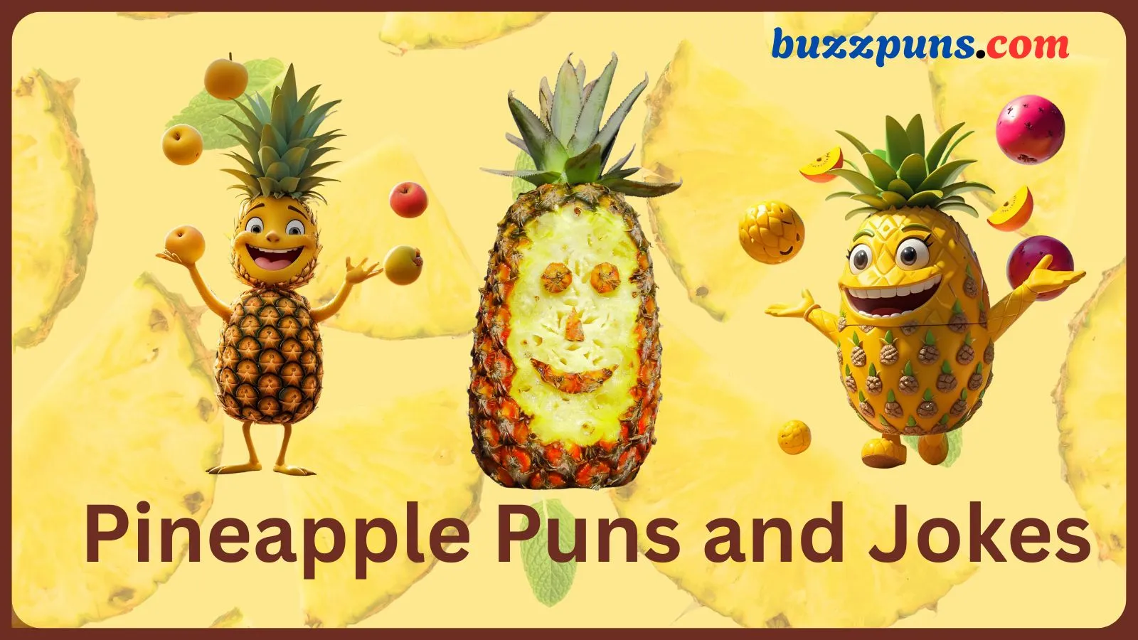 🍍 500+Pineapple Puns and Jokes: Sweet, Funny, and A-Peeling Laughs 2025
