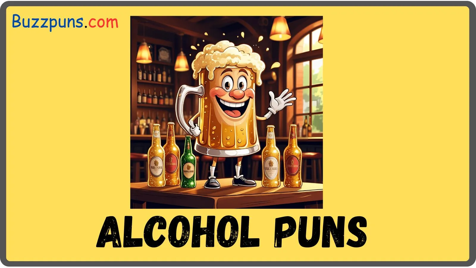 300+ Alcohol Puns and Jokes : Sip, Laugh, and Cheers!🍾